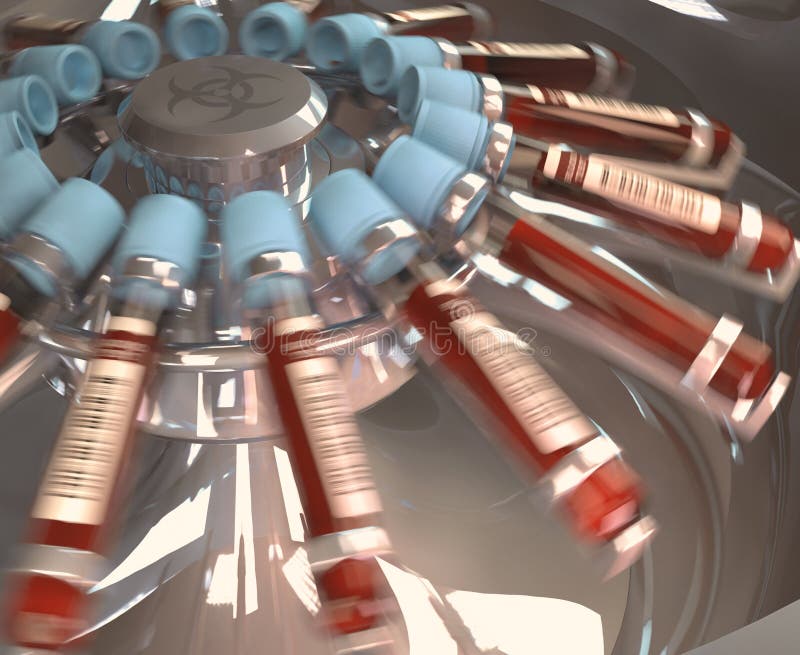 Blood Centrifuge Machine Luminescent Chemistry Stock Image - Image of ...