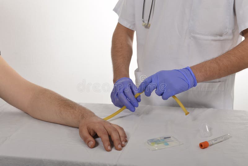Blood collection stock photo. Image of doctor, clinic - 44125716