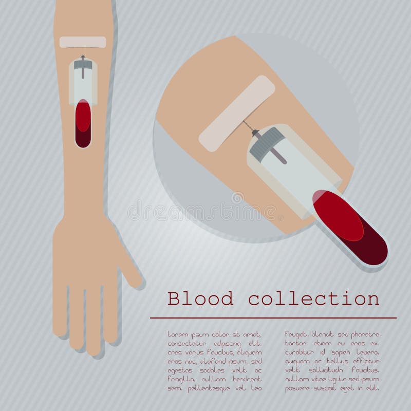 Blood collection tube stock illustration. Illustration of collection ...