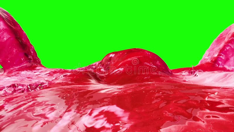 Blood Collision Green Screen 3D Animation Stock Video - Video of laptop ...