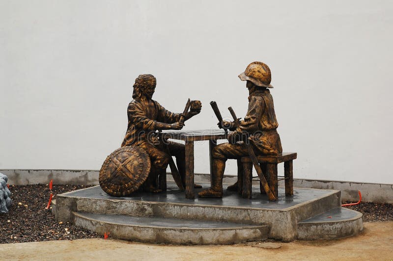 Blood Compact Marker in Bohol, Philippines Editorial Photo - Image of ...