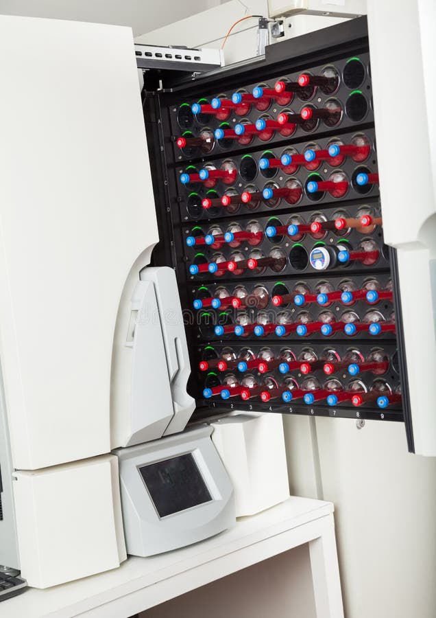 Blood Culture Bottles In Machine Stock Image - Image of medicine, blood ...