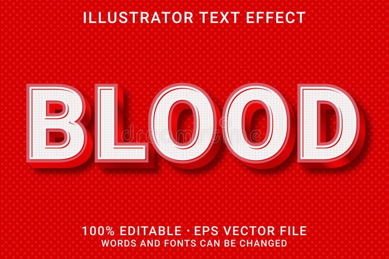 3d Blood Text Effect Stock Illustrations – 151 3d Blood Text Effect ...
