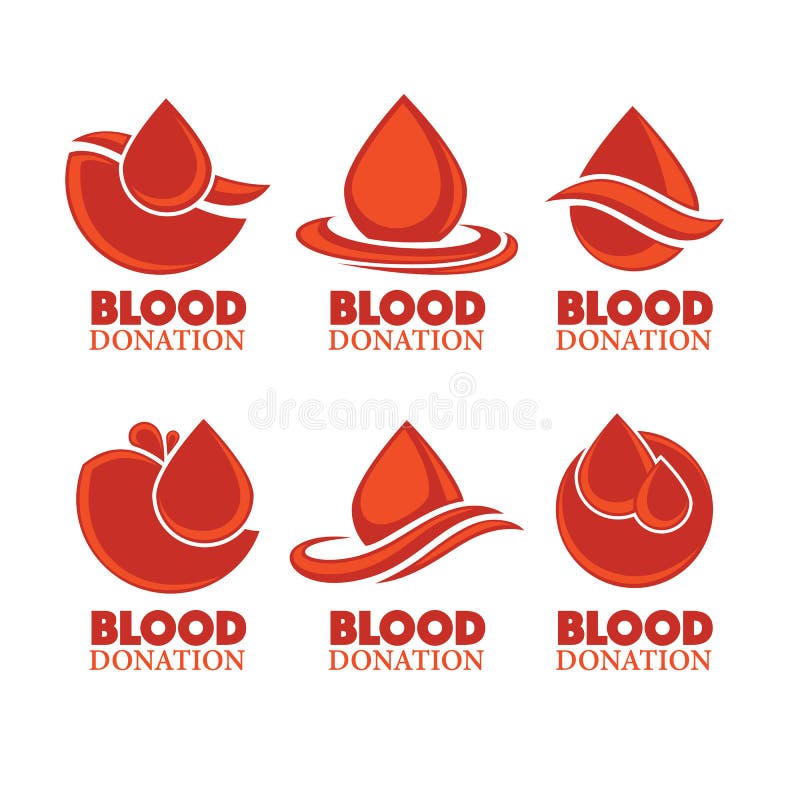 Blood donation stock vector. Illustration of health, logo - 72737605
