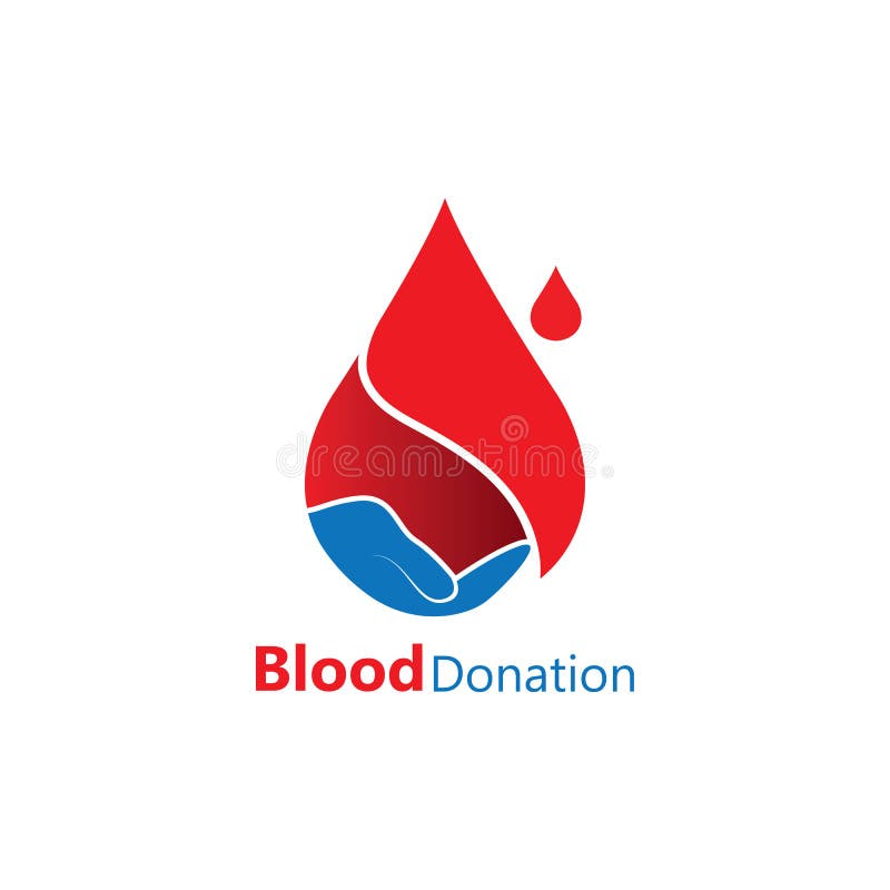 Blood Donation Logo or Symbol Concept Template Design Vector Stock ...