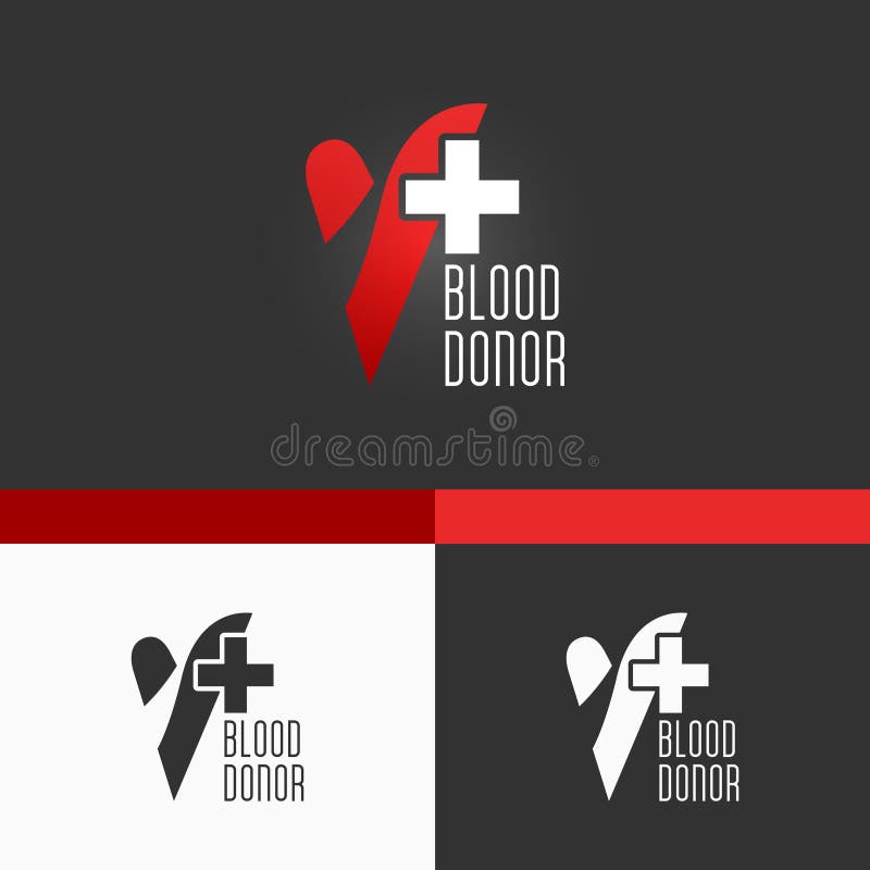 Blood Donation Symbol Template. Vector Elements. Brand Icon Design ...