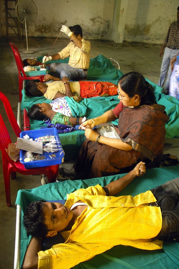 Blood Donation Programme in India. Editorial Stock Photo - Image of ...