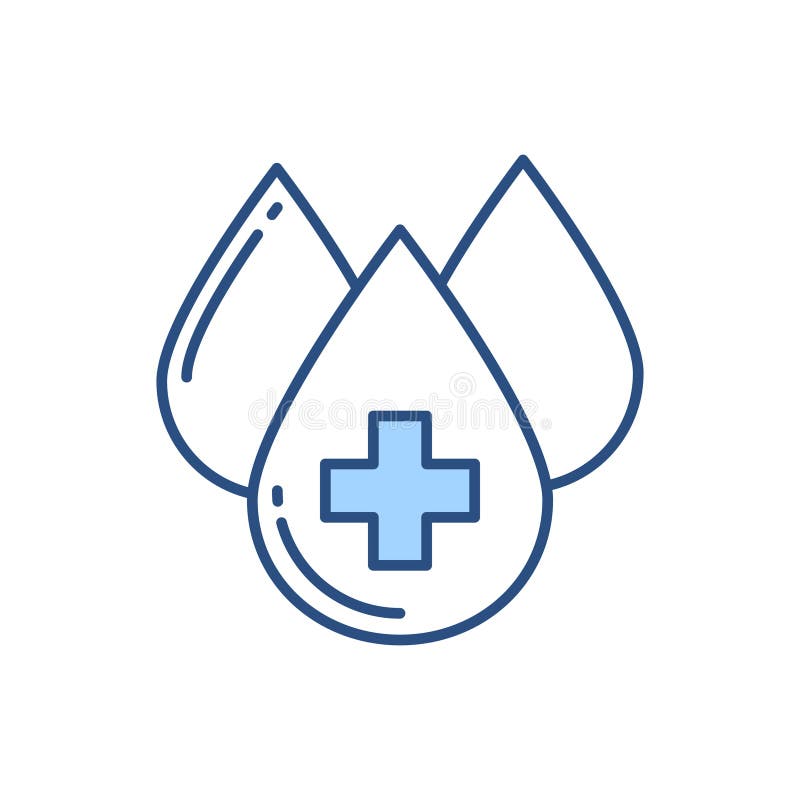 Blood Donation Related Vector Icon. Stock Vector - Illustration of care ...
