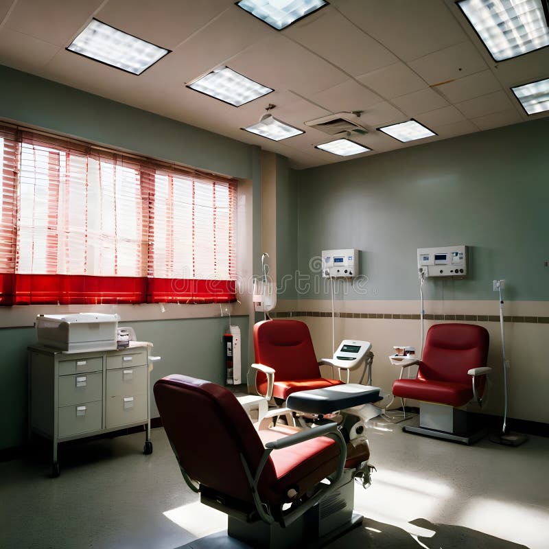 Blood Donation Station Setup Stock Illustration - Illustration of ...