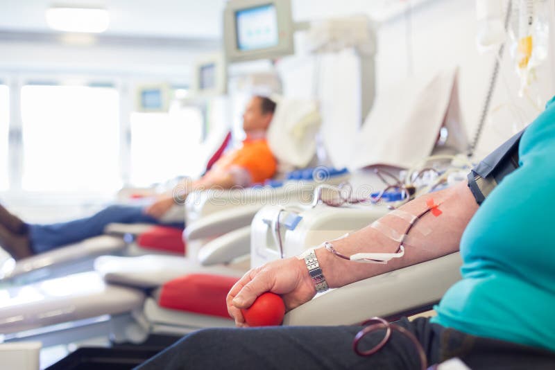Blood donor at donation. stock image. Image of hand, public - 40777555
