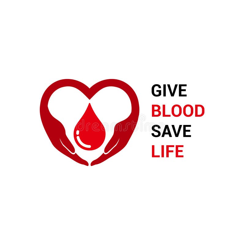Blood Donor Save Life Banner Poster. Blood Donation Vector Design Stock ...