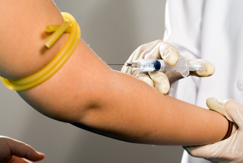 Blood Draw stock photo. Image of young, girl, physician - 5480274