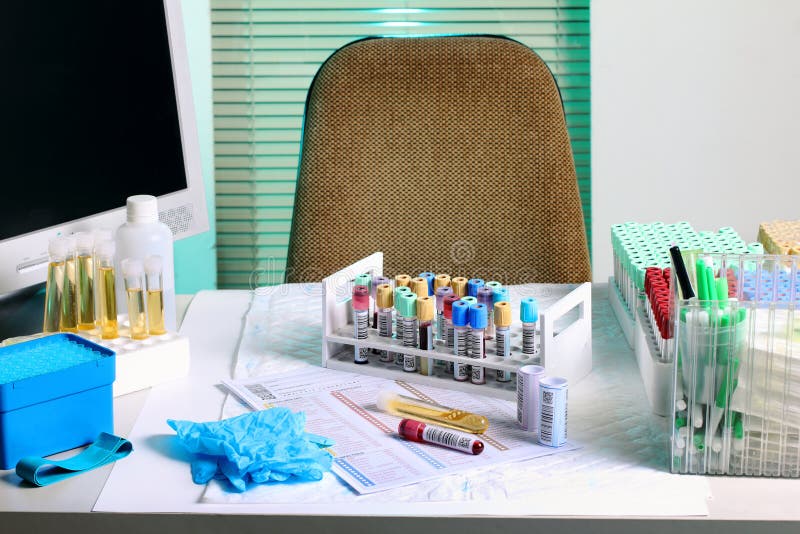 Blood drawing room stock image. Image of analysis, equipment - 36438197