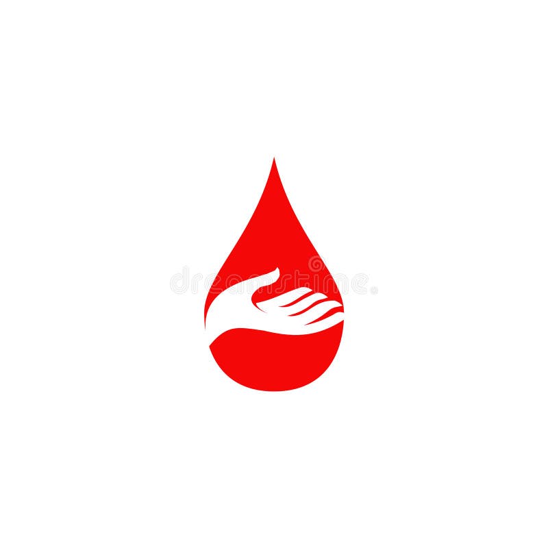 Blood Droop Icon Logo Design Template Stock Vector - Illustration of ...