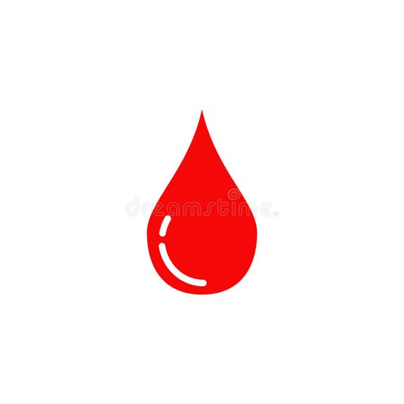 Blood Droop Icon Logo Design Template Stock Vector - Illustration of ...