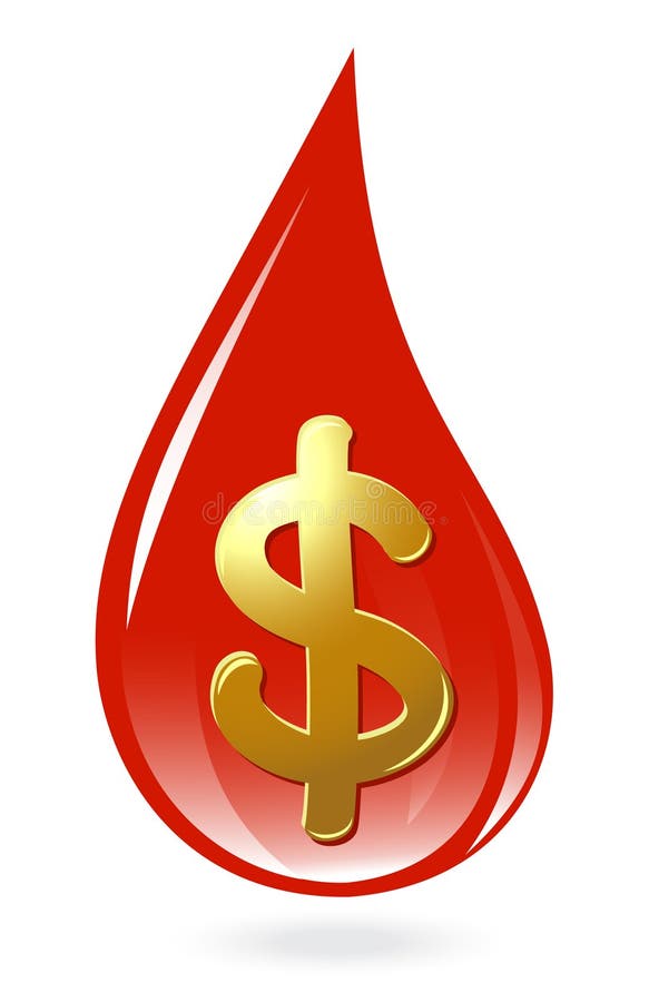 Drop of blood stock vector. Illustration of design, bank - 30938043