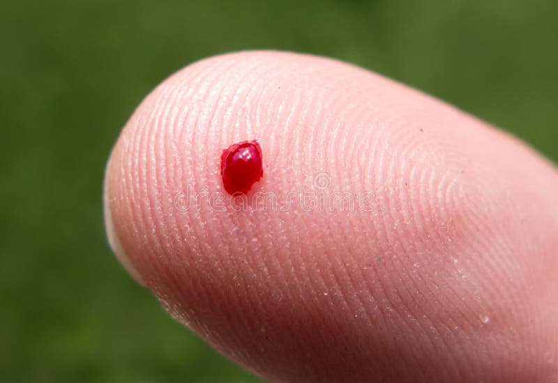 Blood drop stock photo. Image of drop, finger, detail - 61372154