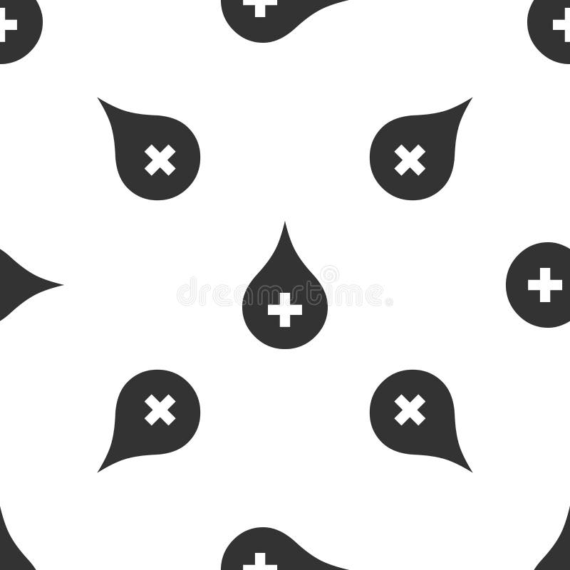 Red Drop Blood Cross Pattern Stock Illustrations – 52 Red Drop Blood ...