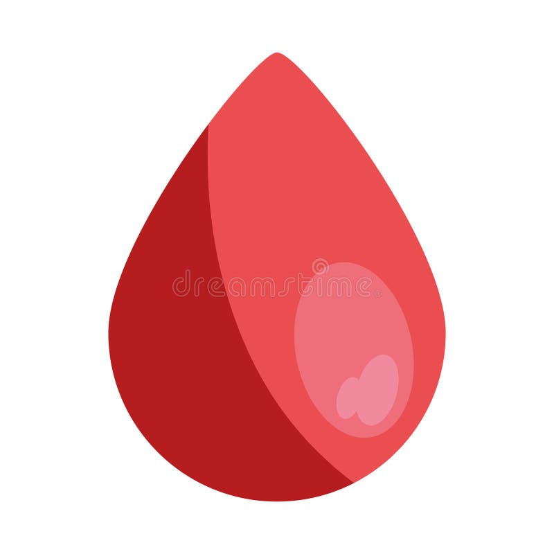 Sad blood drop stock vector. Illustration of sign, shape - 22742795