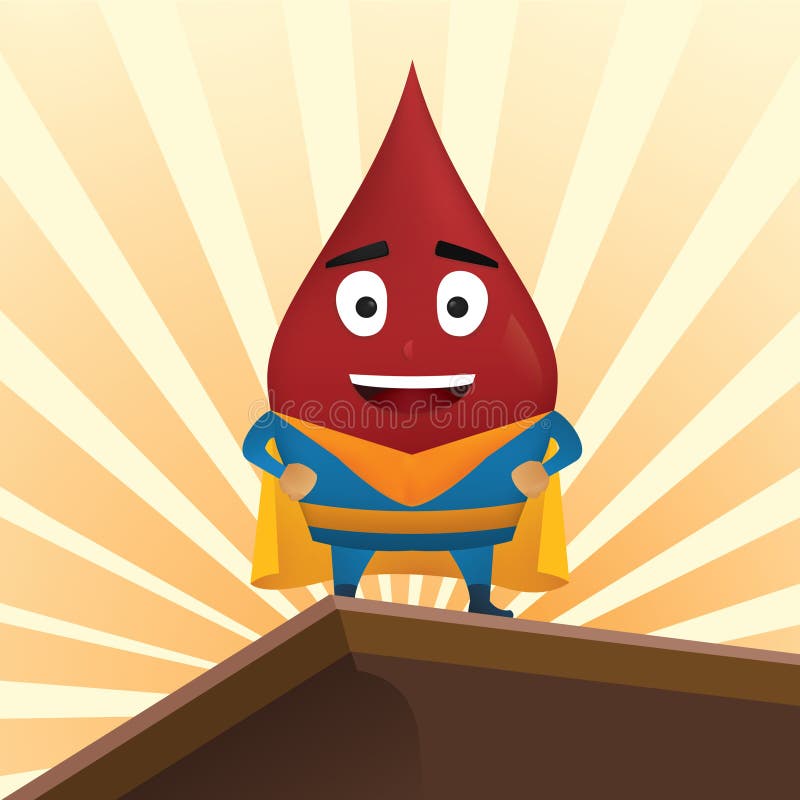 Blood Hero stock vector. Illustration of test, hospital - 44949818