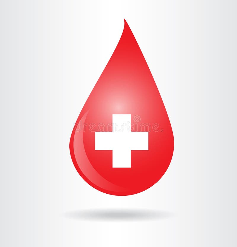 Blood drop symbol. stock vector. Illustration of medicine - 80719132