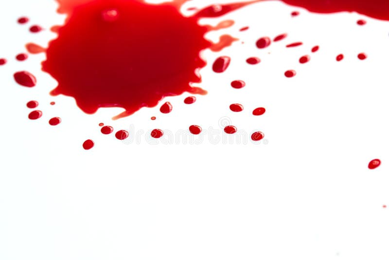 Blood Droplets on Camera Lens, Horned Lizard in Focus Stock Image ...