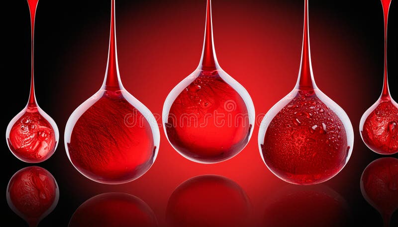 Blood drops cut out stock illustration. Illustration of valentine ...