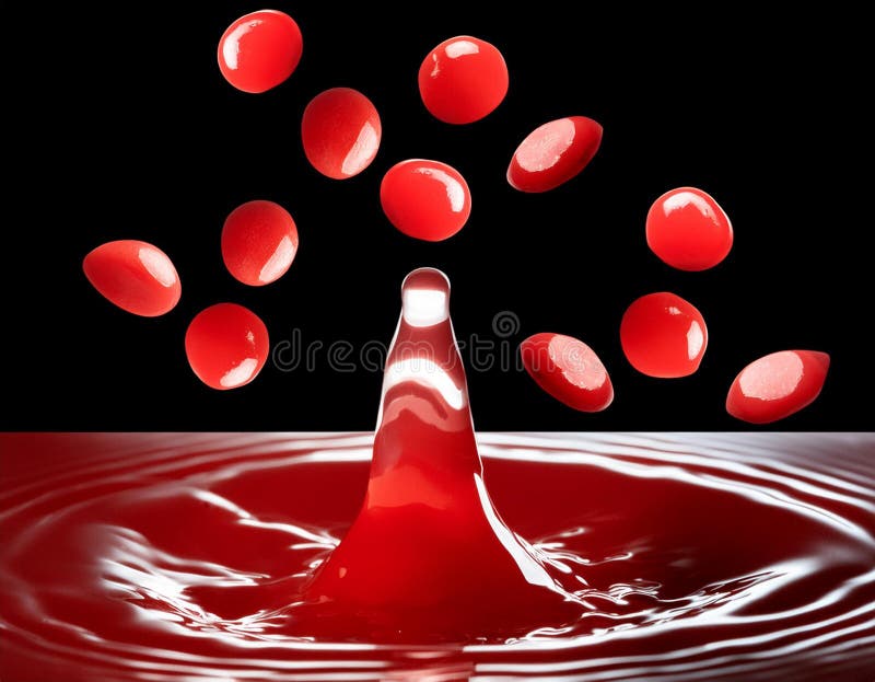 Blood drops cut out stock illustration. Illustration of card - 318798112
