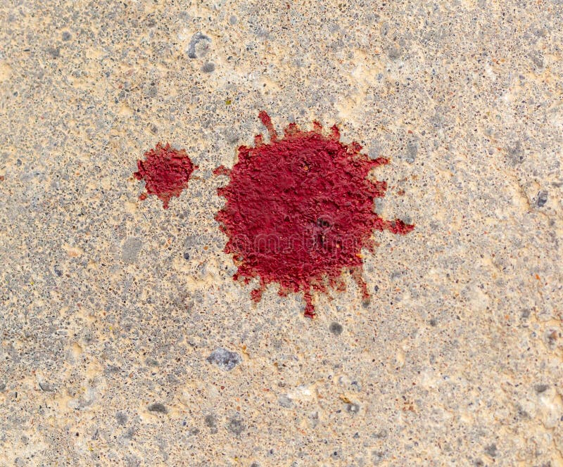 Blood Drops on the Pavement As Background Stock Image - Image of color ...
