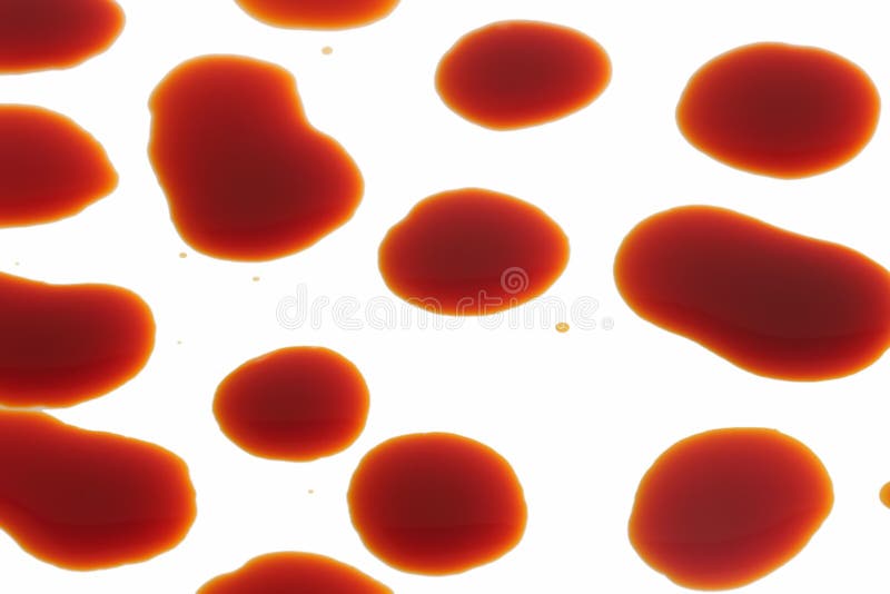 Blood drops on white stock photo. Image of round, blood - 3362678