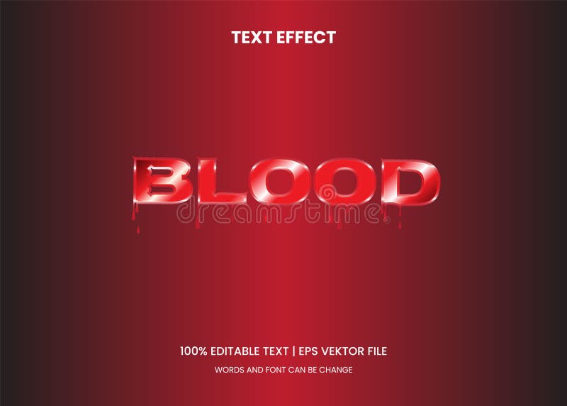 3d Blood Text Effect Stock Illustrations – 151 3d Blood Text Effect ...