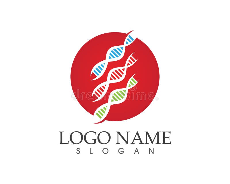Blood Genetic Icon Logo Vector Stock Vector - Illustration of colorful ...
