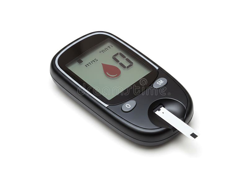 Blood Glucose Meter stock illustration. Illustration of meter - 372708481