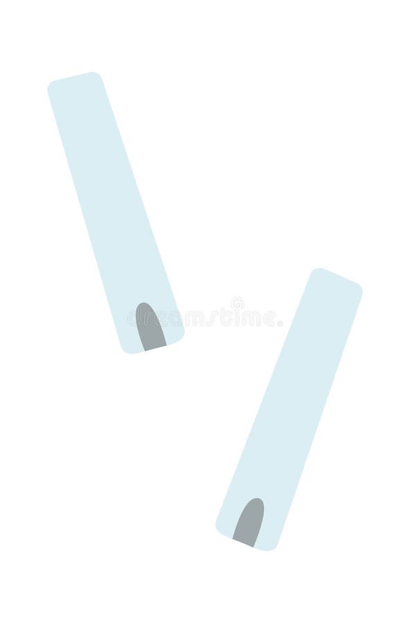 Blood Glucose Test Strips stock vector. Illustration of electronic ...