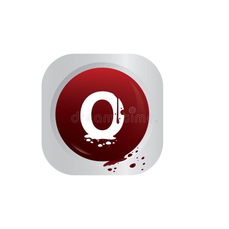 Blood Group O. Vector Illustration Decorative Background Design Stock ...