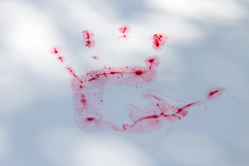 Blood of hand stock image. Image of splatter, head, death - 85316739