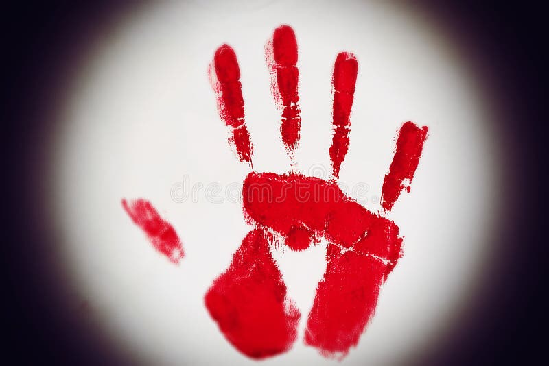 Blood on hand stock image. Image of dead, palm, messy - 23026203