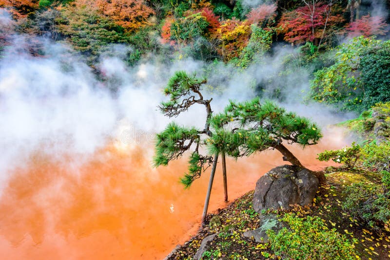 Blood Hell of Beppu stock image. Image of copper, natural - 64785807