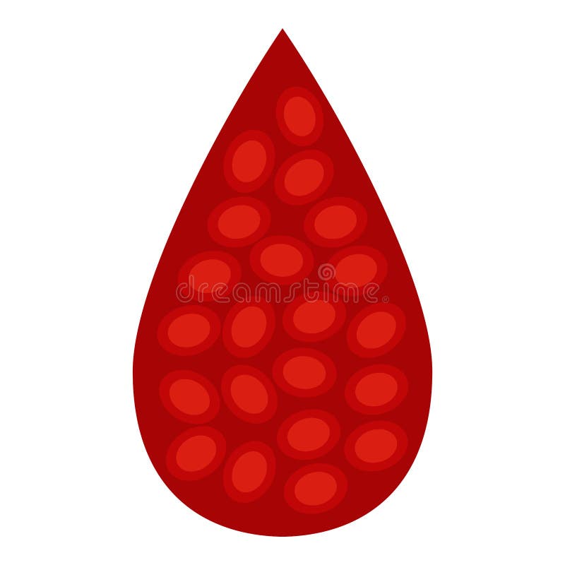 Blood icon stock vector. Illustration of bleed, icon - 257965065