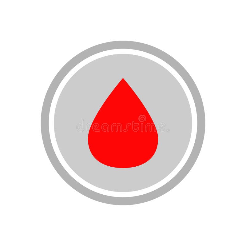 Blood Icon Vector Design Template Basic RGB Stock Illustration ...