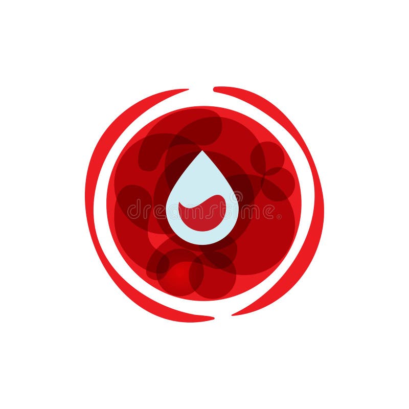 Blood illustration logo stock vector. Illustration of graphic - 247155994