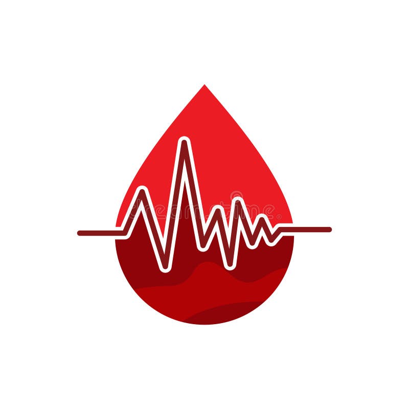 Blood illustration logo stock illustration. Illustration of logo ...