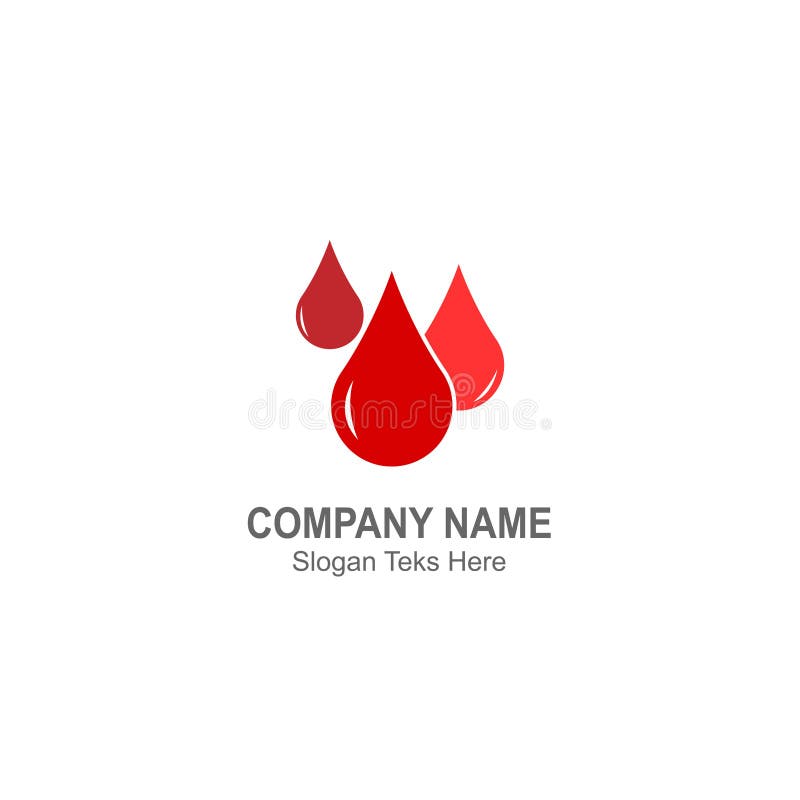 Blood Logo Icon Design Vector Illustration Stock Vector - Illustration ...