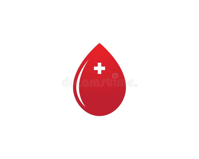 Blood Logo Icon Vector Template. Stock Vector - Illustration of medical ...