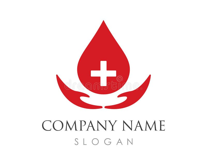 Blood Logo vector icon stock vector. Illustration of charity - 137009902