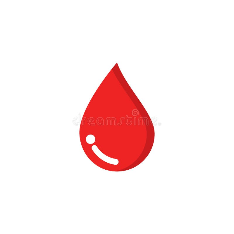 Blood Logo Vector Icon Illustration Stock Vector - Illustration of ...