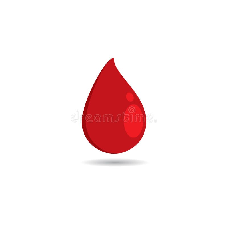Blood Logo Template Vector Icon Stock Illustration - Illustration of ...