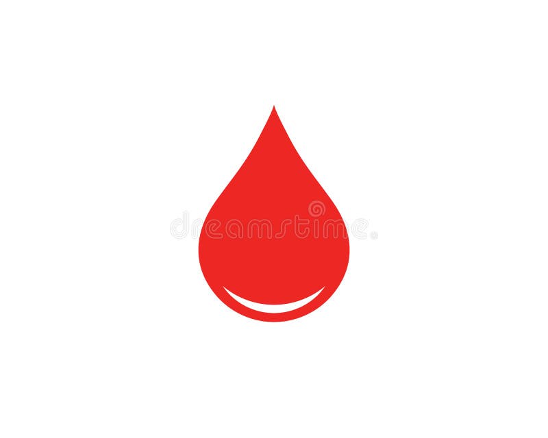 Blood Logo Vector Icon Illustration Stock Vector - Illustration of ...