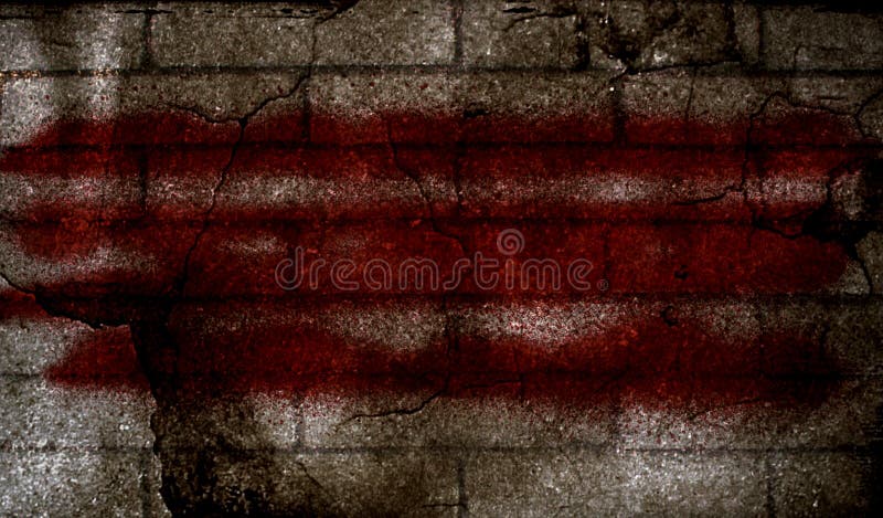 Blood marks on grunge wall stock photo. Image of grungy - 207838066