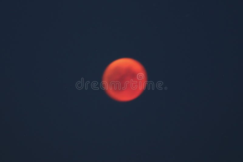 Blood moon stock photo. Image of long, eclipse, earth - 174713294